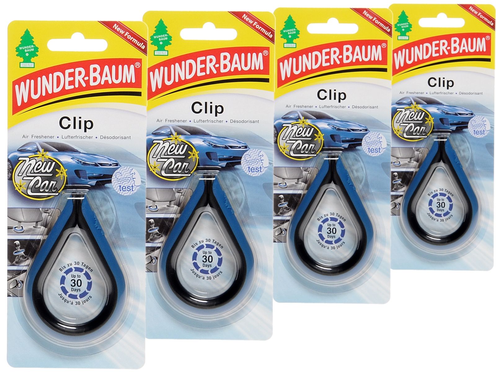 WUNDERBAUM Clip Befestigung an Rückspiegel oder Kopfstütze New Car ...